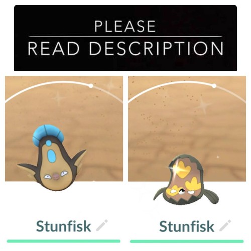 Shiny Stunfisk, Galarian Stunfisk (Instant Regist / Ultra Friends ...