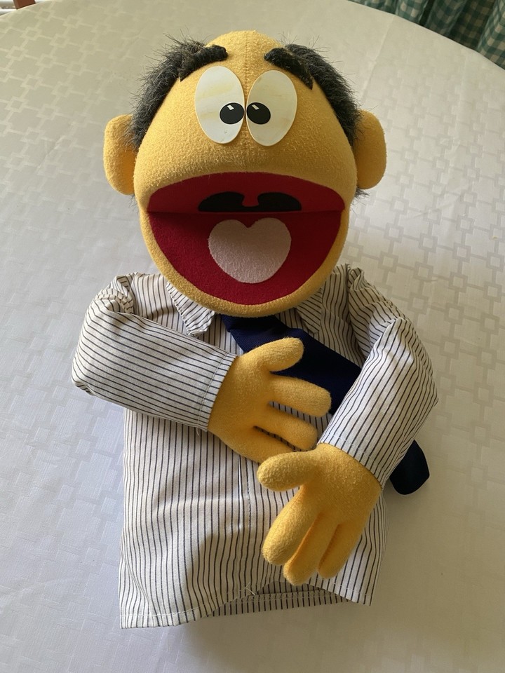 Handmade Puppet Productions Papa Green Hand Puppet 16” x 8” | eBay