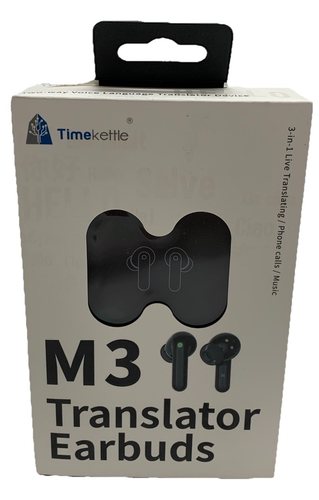Timekettle M3 Language Translator Earbuds Headphones Two-Way Device 40 ...