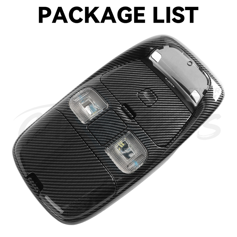 Front LED Overhead Console Carbon For Dodge Ram 1500 2500 3500 1998 ...