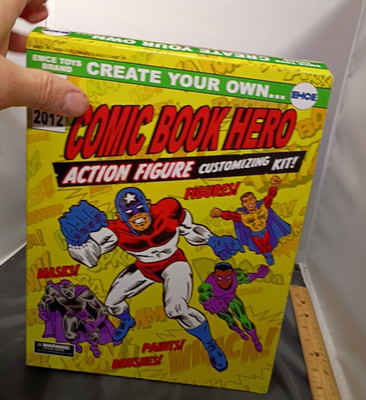 Emce Toys Create Your Own Comic Book Hero No. 1 (male) action figure | eBay