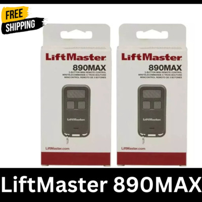 890MAX Liftmaster Universal Remote 371LM, 971LM compatible 2 PACK | eBay