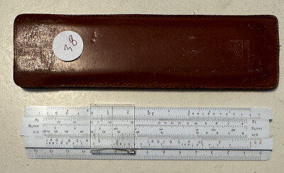 Vintage Pocket SLIDE RULE A W FABER CASTELL 67/87 RIETZ sin/tg ...