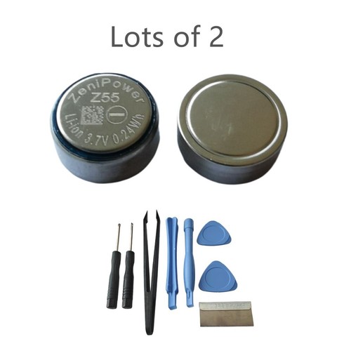 2Pcs ZeniPower Z55 Battery 3.7V 1254 for Sony WF-SB700N WF-1000XM3 ...