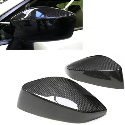 CAR SIDE DOOR MIRROR COVER CARBON FIBER For TOYOTA GT86 SUBARU BRZ ...