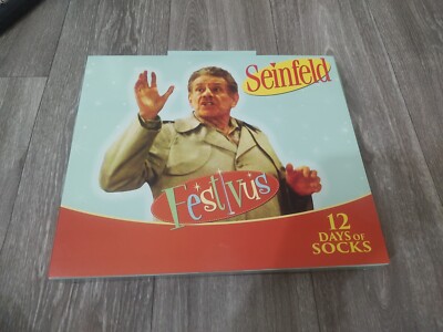 Seinfeld Festivus 12 Days of Socks Mens Pairs- 8 Low Cut 4 Crew #2 | eBay