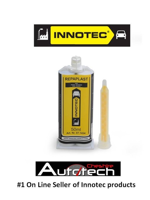 Innotec Repaplast Black Plastic Repair Glue 50ml 1 Nozzle | Acquisti ...
