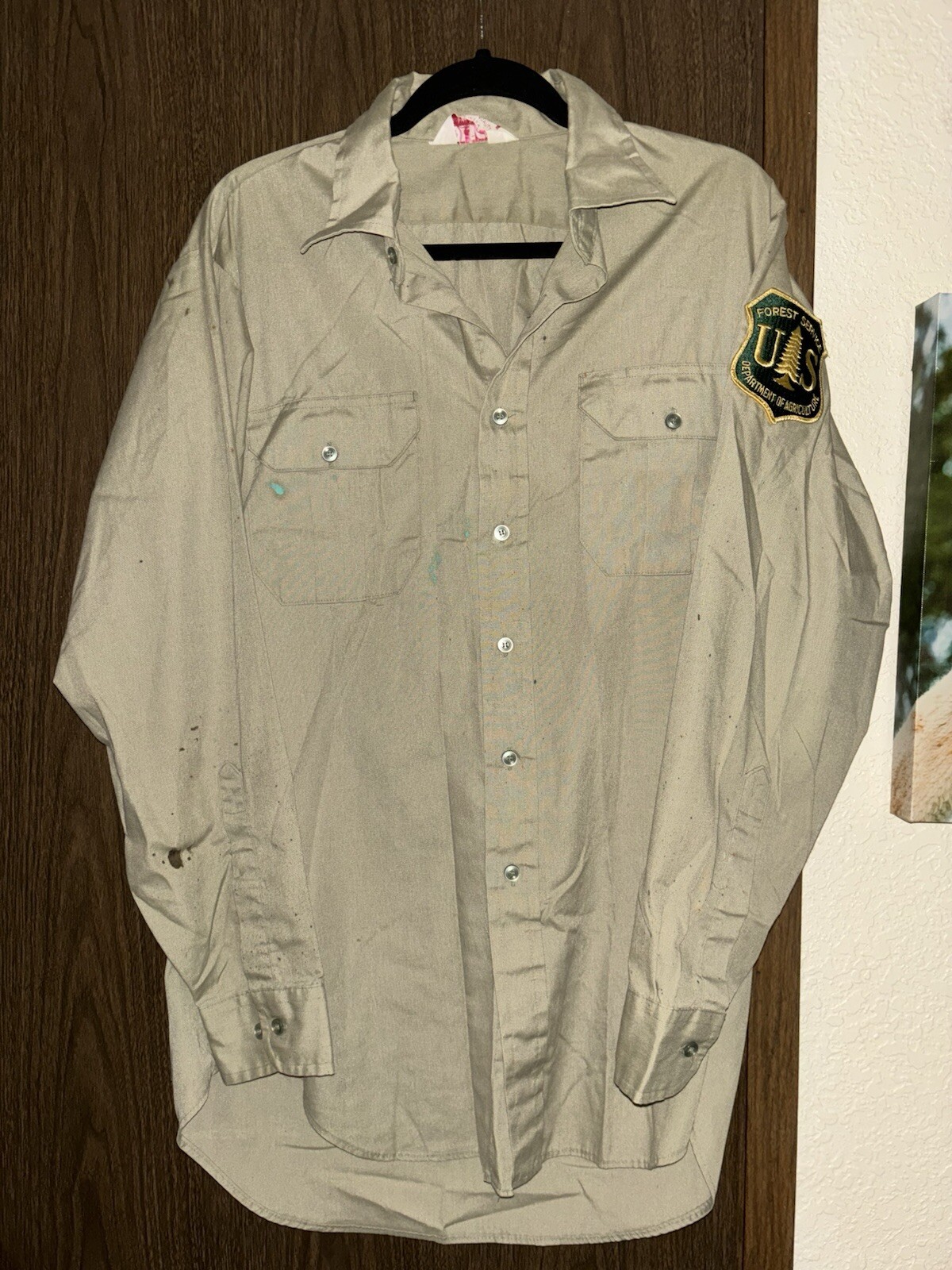US Forest Service Long Sleeve Button Down Shirts (2) … - Gem
