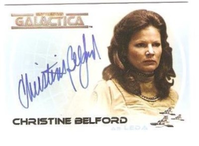 Battlestar Galactica Colonial Autograph card Christine Belford ...