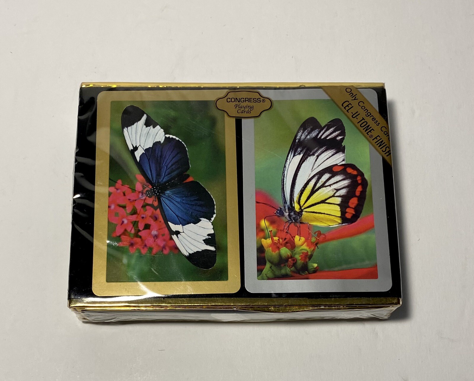 Congress BUTTERFLIES Playing Cards - 2 Deck Set - NEW, SEALED and ...