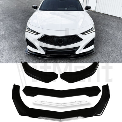 2018-2021 Acura TLX For 5Pcs Front Bumper Lip Splitter Spoiler | Gloss ...