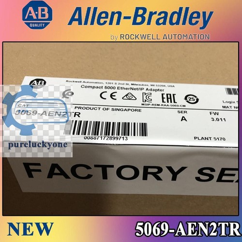 5069-AEN2TR Ser A Allen Bradley CompactLogix 5000 EtherNet/IP Adapter ...
