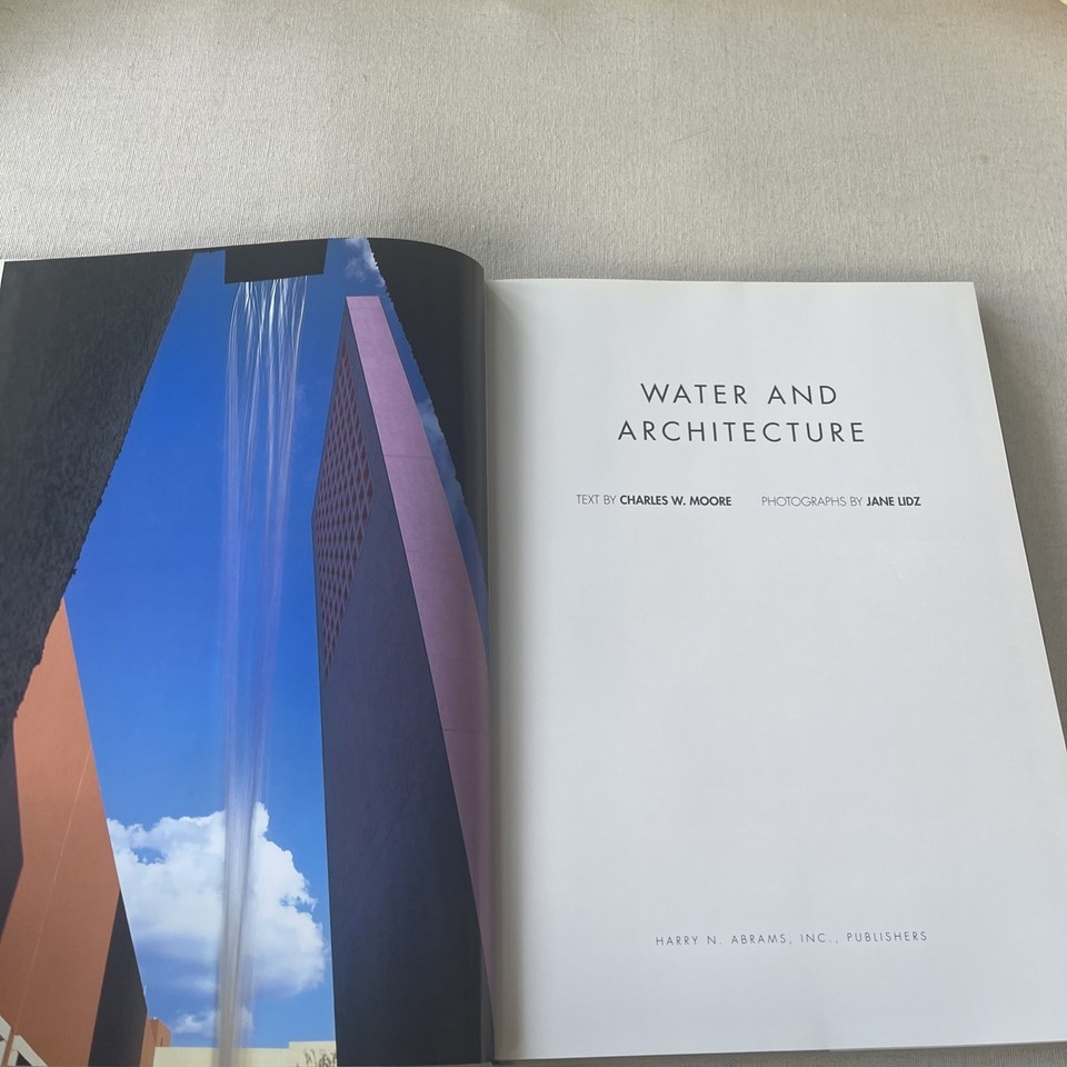 Water and Architecture by Charles W. Moore (1994, Hardcover); Coffee ...