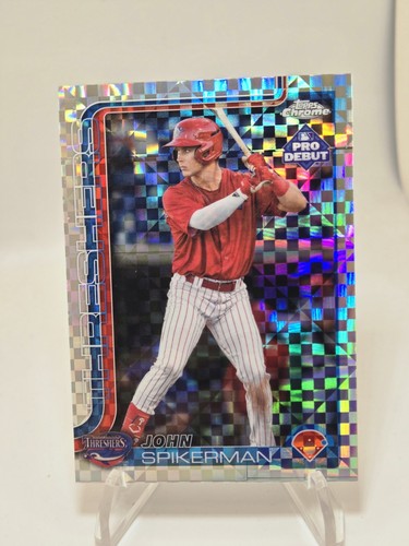 2025 Topps Pro Debut - Chrome John Spikerman #PDC-71 X-Fractor (RC) for ...