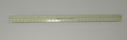 Staedtler-Mars 987 19-39 Architect Scale Triangle Drafting Ruler White ...