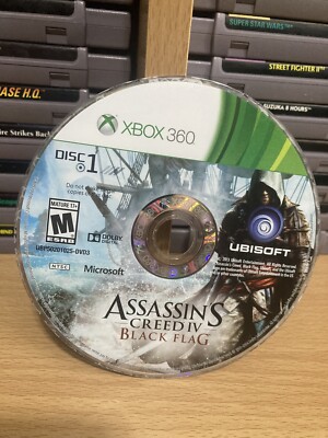 assassin's Creed Black Flag Xbox 360 Disc Only both Discs Tested | eBay