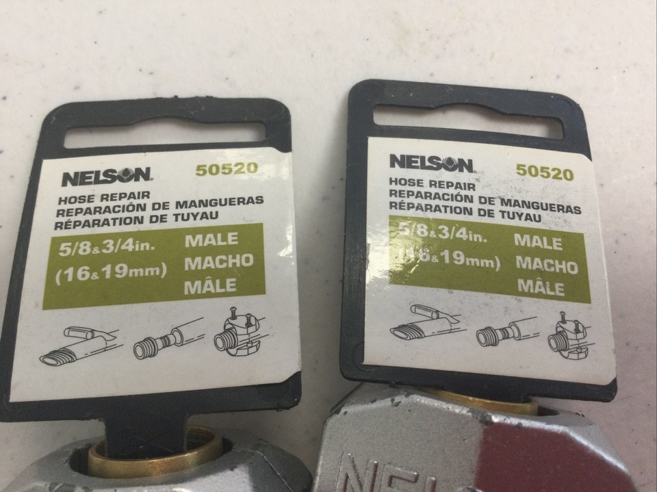 NEW LOT OF 2 NELSON HOSE REPAIR CLAMP 50520 5/8" & 3/4" , FREE SHIPPING ...