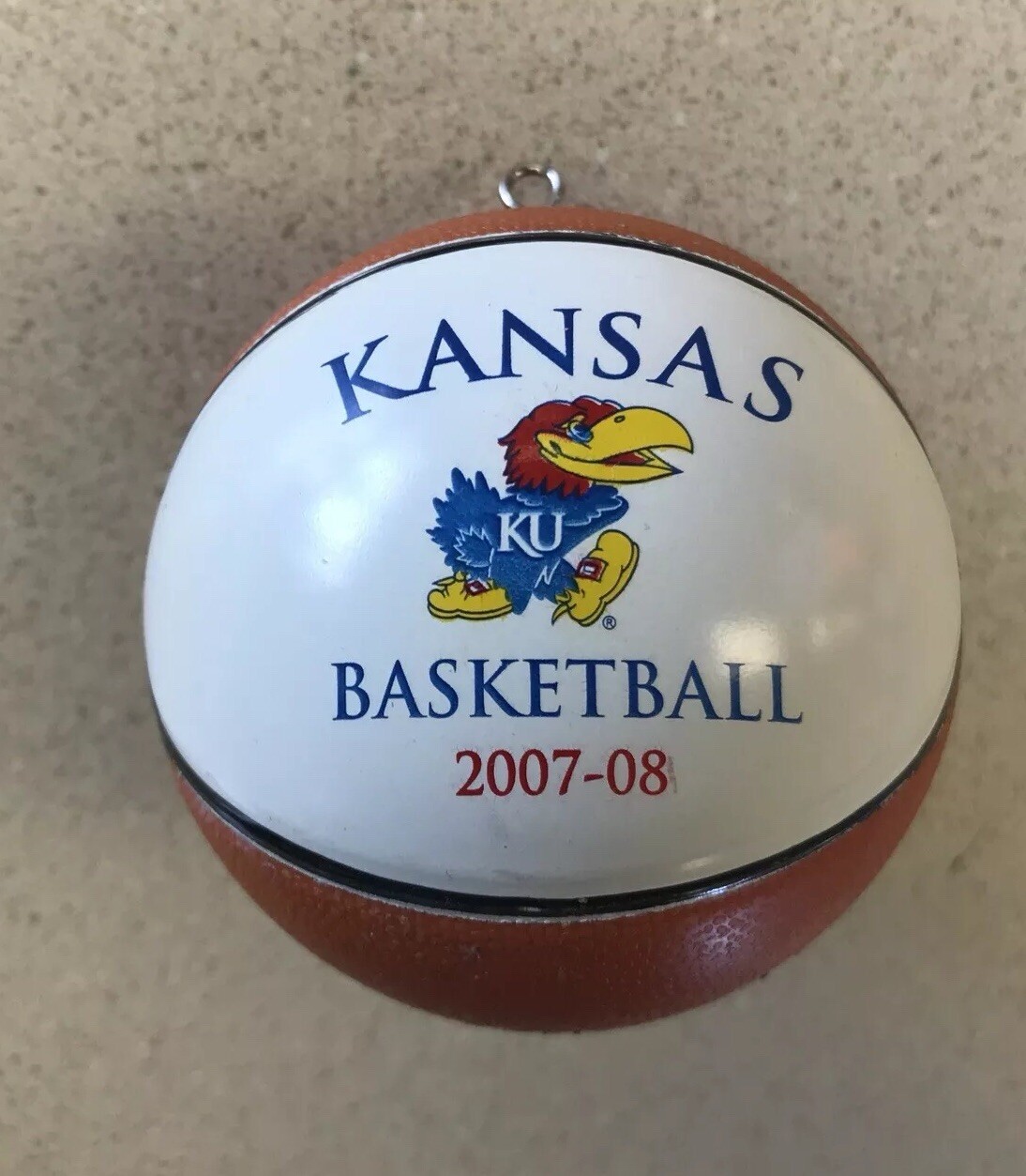 RARE Kansas Jayhawks Basketball Christmas Ornament National Champions ...