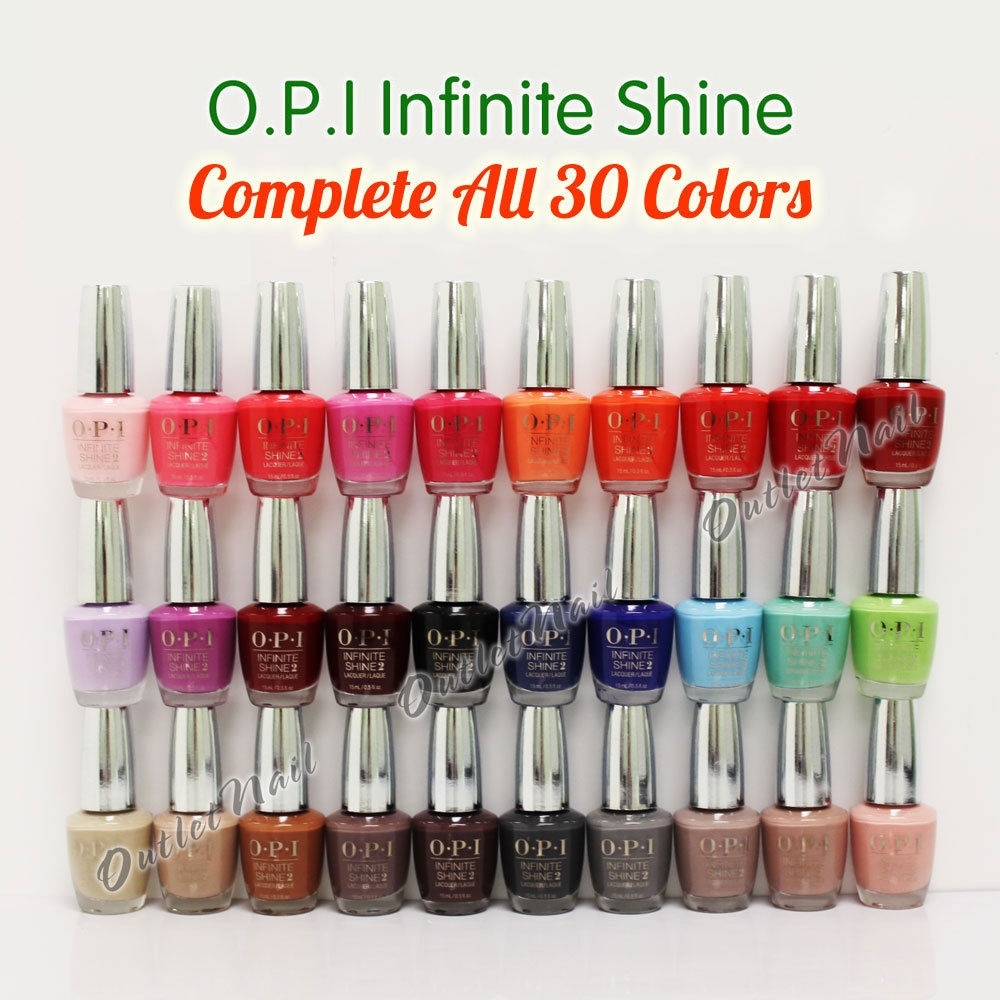 OPI INFINITE SHINE - SET OF 30 ALL Colors Complete Collection Full Kit ...