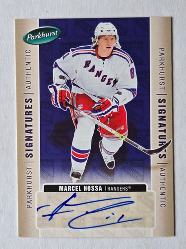 2005-06 PARKHURST 🔥 PARKHURST SIGNATURES 🔥 MARCEL HOSSA... | eBay