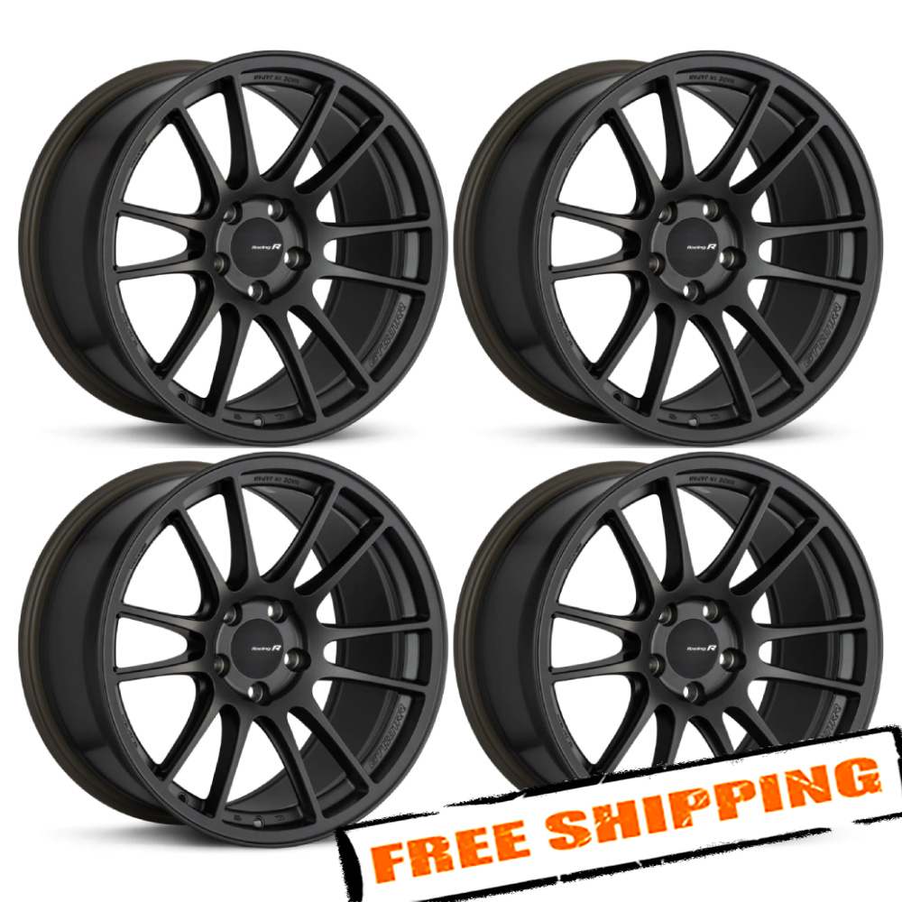 Enkei 504-895-6522GM Set of 4 18x9.5 5x114.3 22mm GTC01RR Matte ...