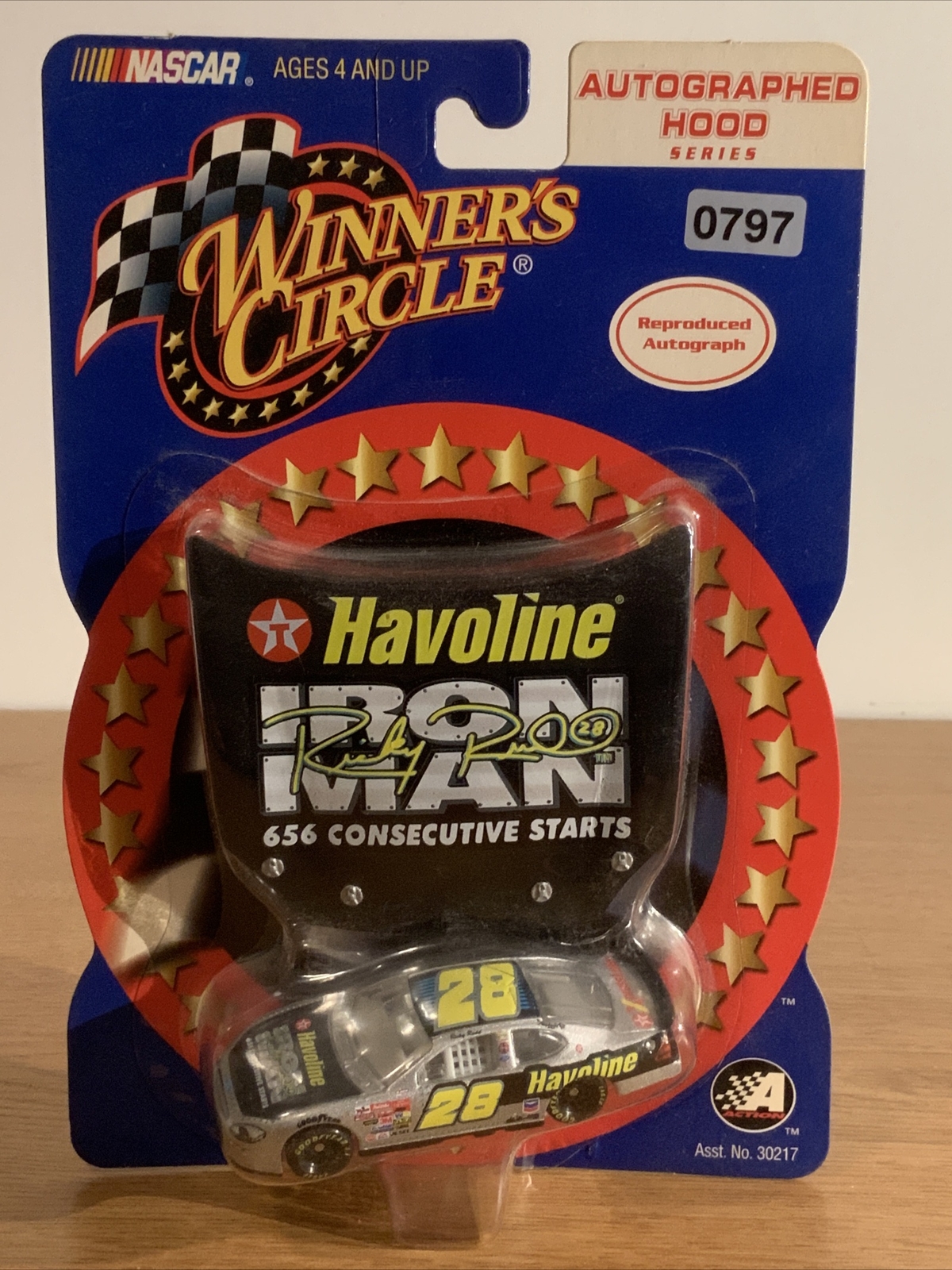 Winner's Circle Autographed Hood Series Ricky Rudd Iron Man Havoline ...