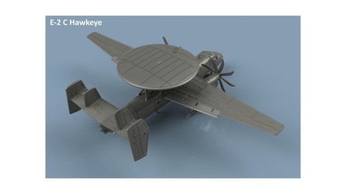 L'Arsenal Models 1/700 E-2C HAWKEYE with UNFOLDED WINGS (2) 3D Printed ...