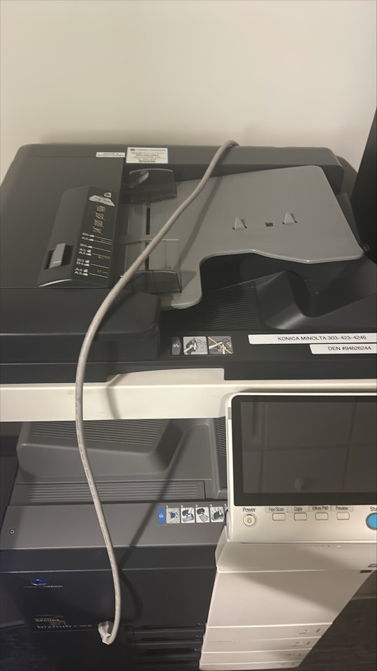 Konica Minolta Bizhub C308 multifunction printer and copier | eBay
