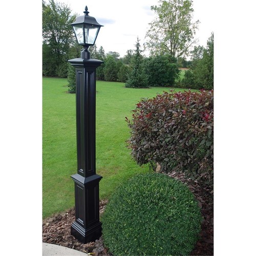 Mayne Signature Traditional Plastic Lamp Post with Mount in Black | eBay