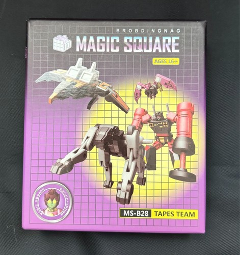 Transformers Magic Square MS-B28 Tapes Team MISB Frenzy Ravage Buzzsaw ...