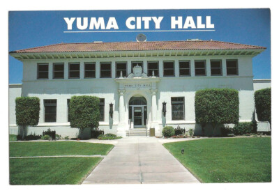 Yuma Arizona AZ Postcard City Hall | eBay