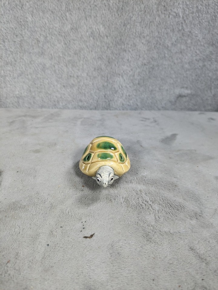 Vintage Handmade Folk Art Ceramic Clay Turtle Whistle Primitive Pottery ...