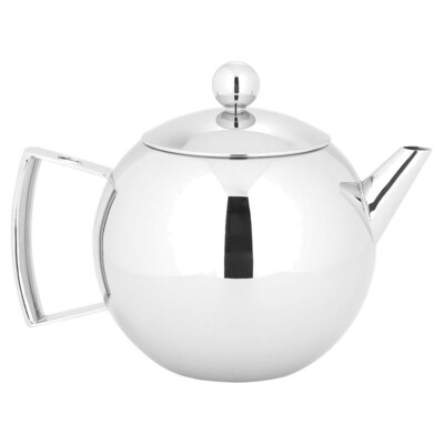 100% Genuine! AVANTI 1250ml 8 Cup Mondo Tea Pot 18/10 Stainless Steel ...