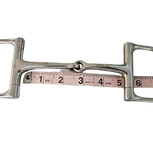 Partrade Metalab D Ring Snaffle Western Horse Bit 5" mouth | eBay