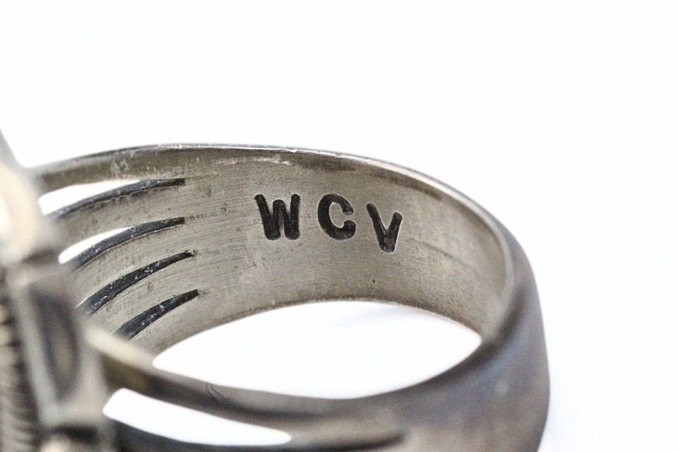 Handsome Will Vandever Stamped Sterling Silver Coral Navajo Ring Sz7 | eBay