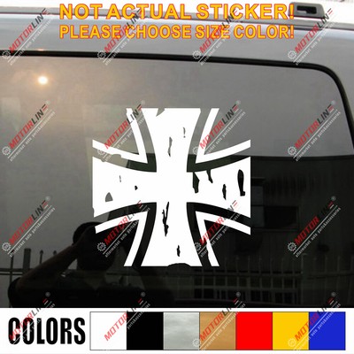 Insignia of the Bundeswehr German Army Iron Cross Car Decal Sticker ...