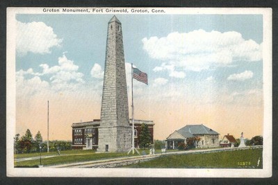 Groton Monument Fort Griswold Groton CT postcard 1920s | eBay