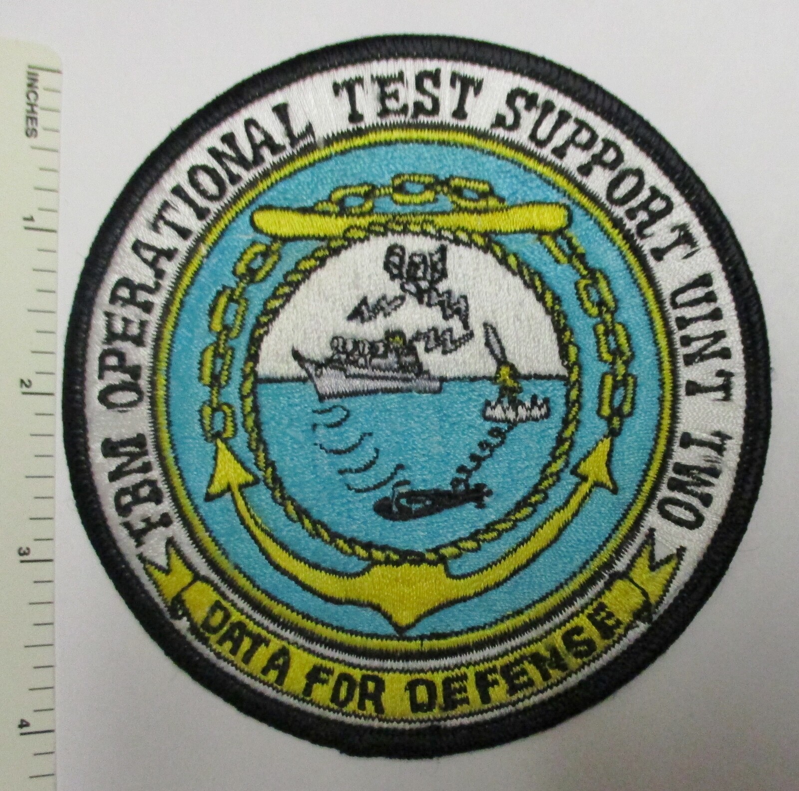 US NAVY FBM OPERATIONAL TEST SUPPORT UNIT TWO PATCH Original Vintage | eBay