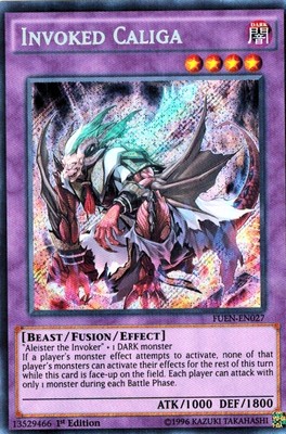 Invoked Caliga FUEN-EN027 X 3 *English* 1st YUGIOH | eBay