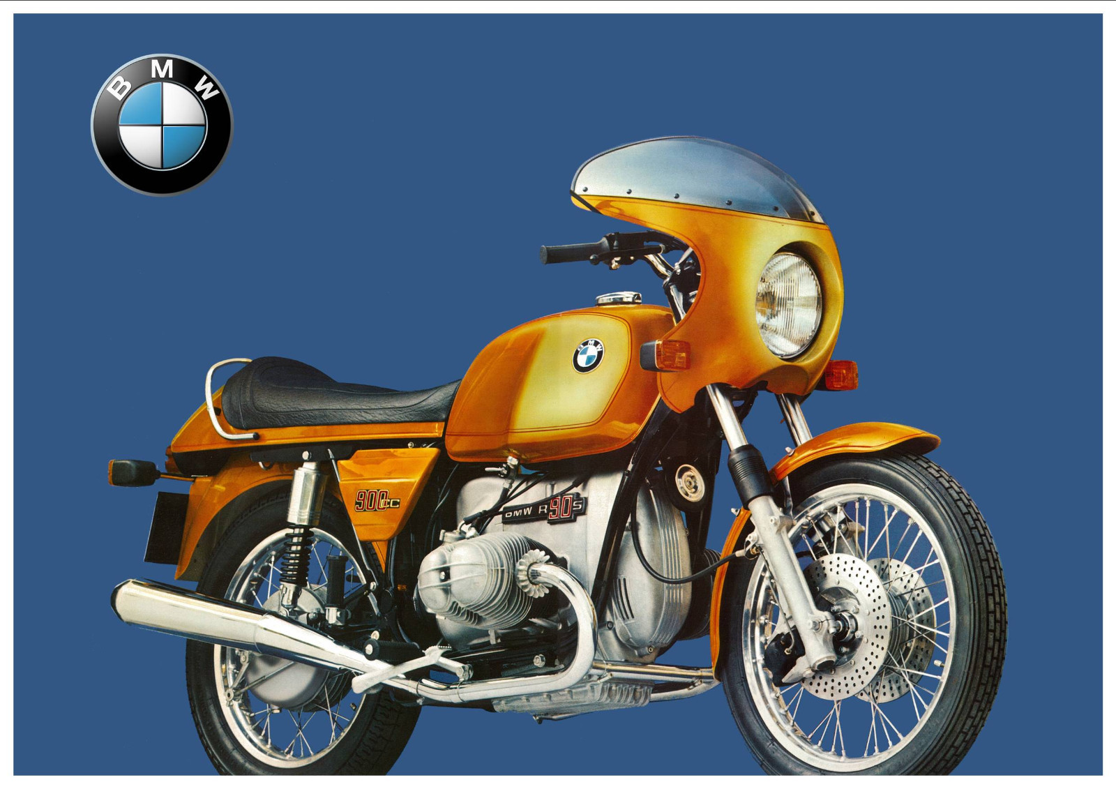 BMW Poster R90S 1973 1974 1975 1976 Suitable to Frame | eBay