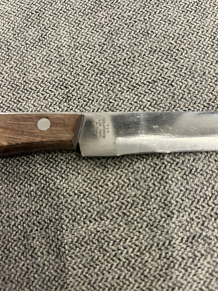 VINTAGE Maxam Steel Carving Knife Japan 10” Blade 6” | eBay