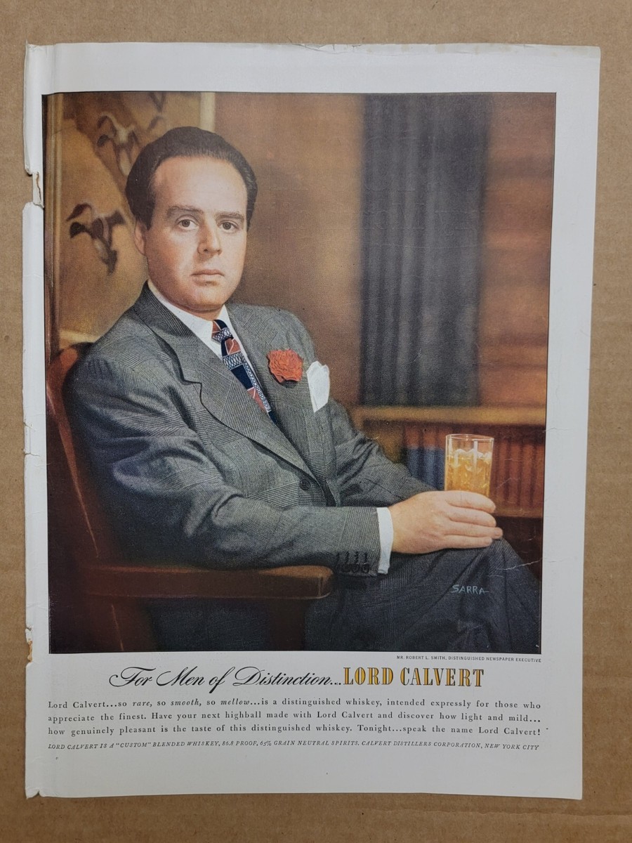 Lord Calvert Logo LORD CALVERT CANADIAN BOTTLED IN THE 50'S 75 CL 43 %