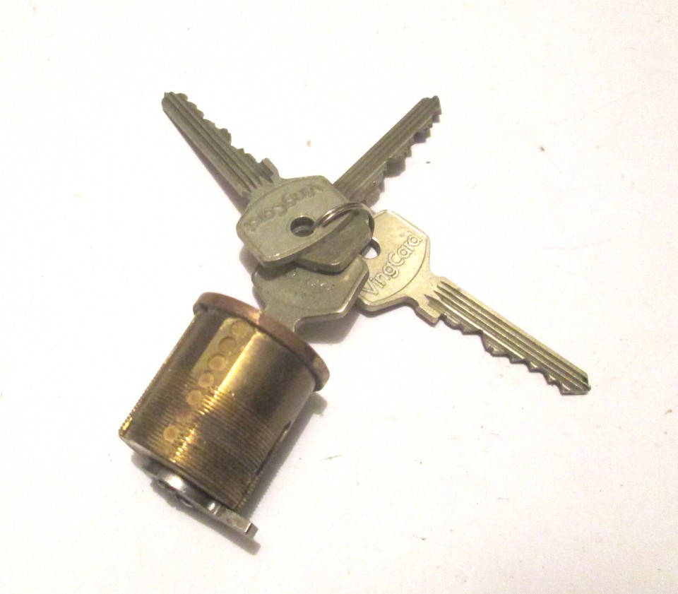 TrioVing VingCard 7-Pin Cylinder Lock with 4 Keys VING-CARD TRIO-VING ...