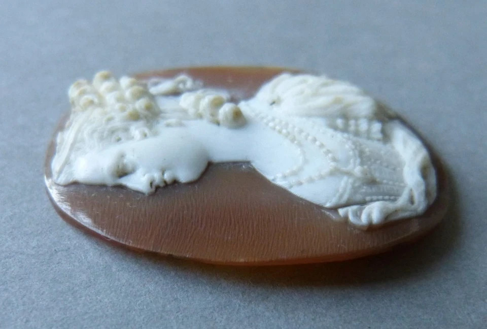 Ultra-High Relief Antique Vintage Grand Cameo Classical Finely Detailed ...