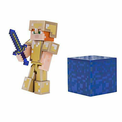 Minecraft Alex in Diamond Armour Figure Series 3 Mojang 2016 for sale ...