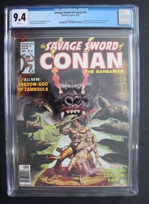 Savage Sword of Conan #14 Solomon Kane NOREM 1976 NEAL ADAMS Zeck ...