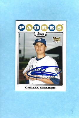 2008 Topps Callix Crabbe RC Rookie Auto Hand Signed Autographed | eBay