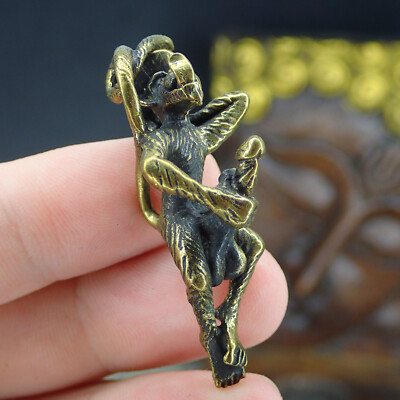 Paladkik / Holy Thai amulet / Love Charm Takrud Buddhism Talisman Brass ...