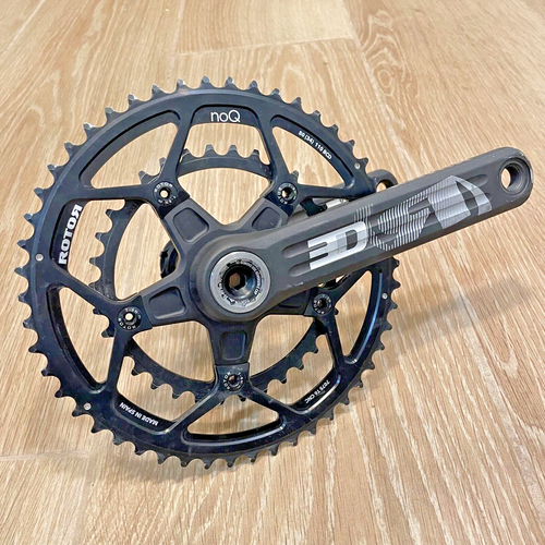 Rotor 3D 50/34t NoQ 5-Bolt 110 BCD 167.5mm Crankset 46mm Spindle | eBay