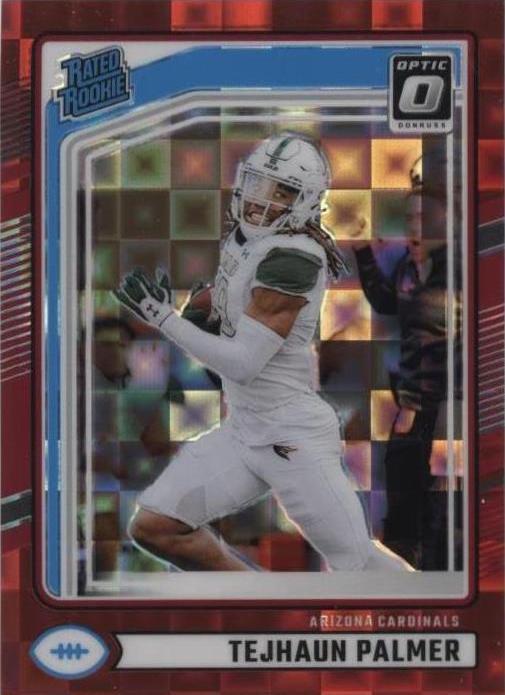 2024 Panini Donruss - Rated Rookie Tejhaun Palmer #384 Optic Preview ...